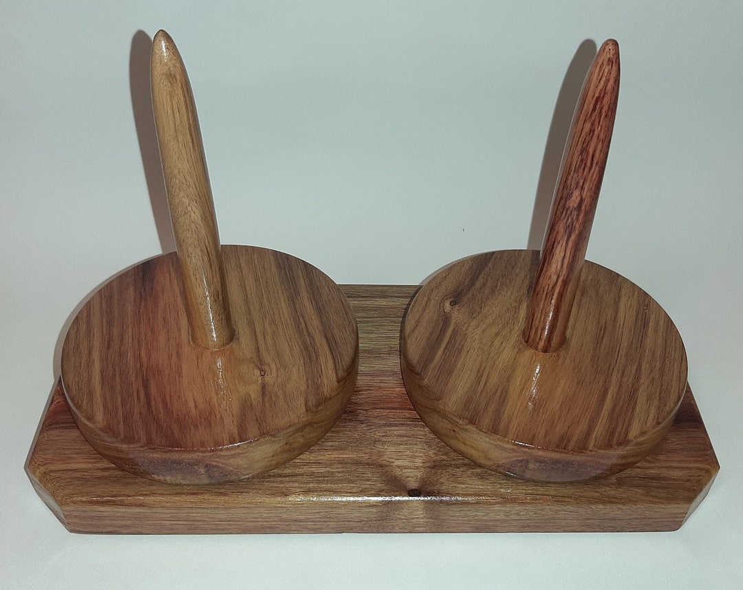 Double "fair Isle" Yarn Butler (exotic Canarywood) - Etsy