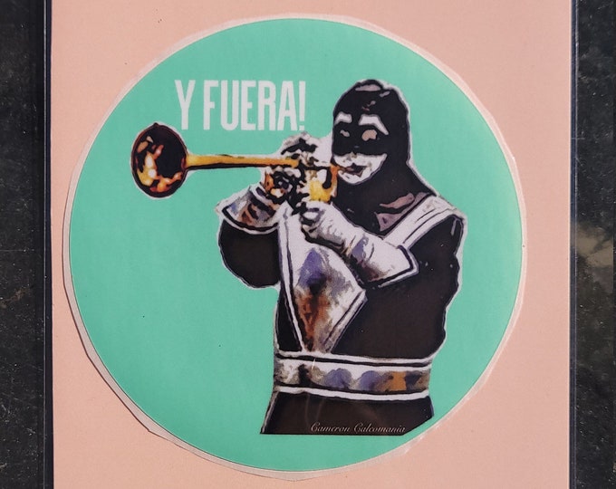 El Chacal Y Fuera Sticker. Sabado Gigante El Chacal. Cameron - Etsy