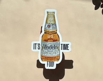 Modelo Beer Sticker - Etsy