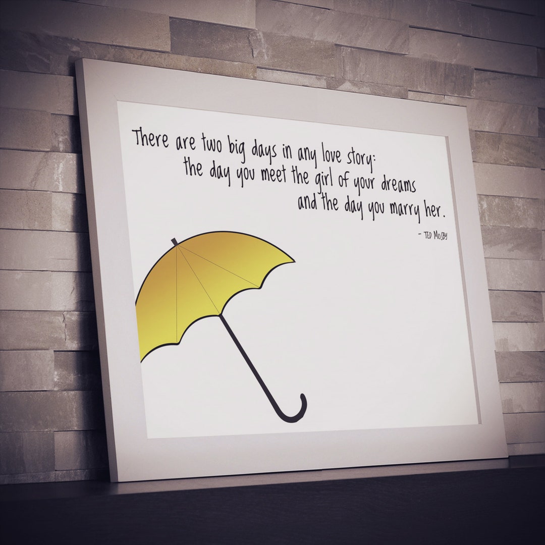 HIMYM: Two Big Days in Any Love Story light 11 X 8.5 how I Met Your ...