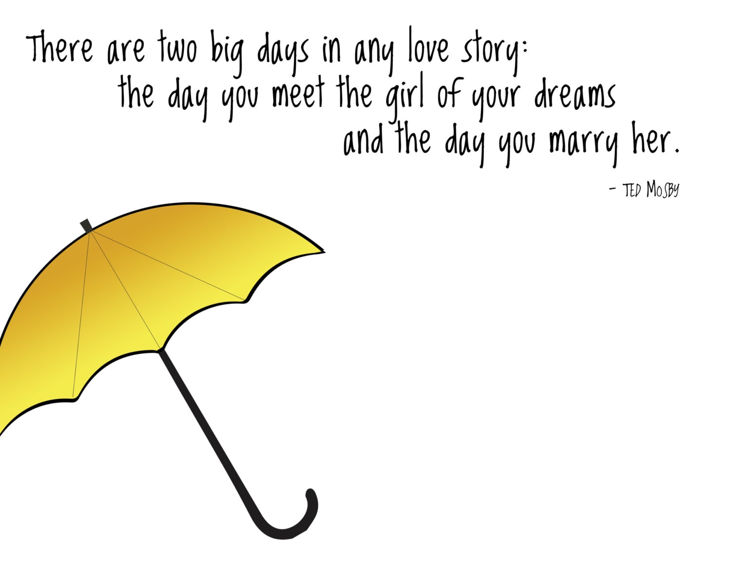 HIMYM: Two Big Days in Any Love Story light 11 X 8.5 how I Met Your ...