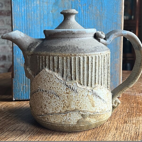 Pottery Tea Pot - Etsy