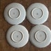 Set of 4 Very Fine Belleek Willets Eggshell Porcelain Cups and Saucers ...
