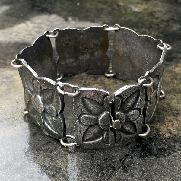 Pewter Bracelet - Etsy