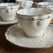 Set of 4 Very Fine Belleek Willets Eggshell Porcelain Cups and Saucers ...