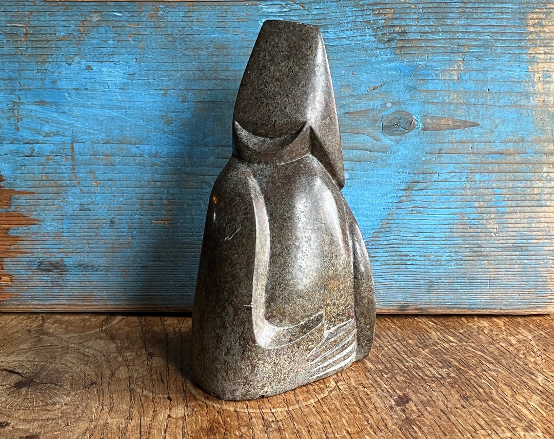 Stylized Bird Stone Carved Sculpture by Bryn T Mteki - Etsy