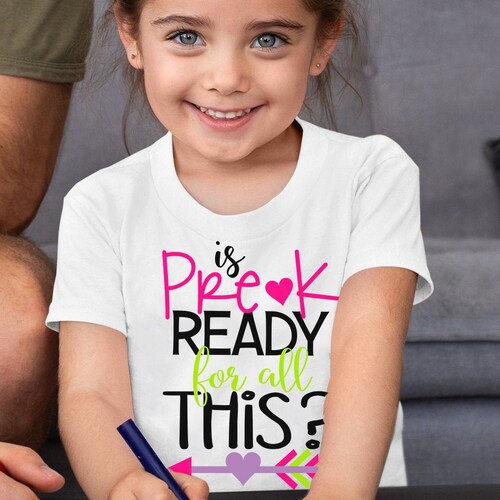 Pre K Shirt Pre K Shirt Girl is Pre K Ready for This Pre - Etsy