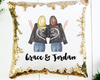 Best Friends Pillow - Etsy