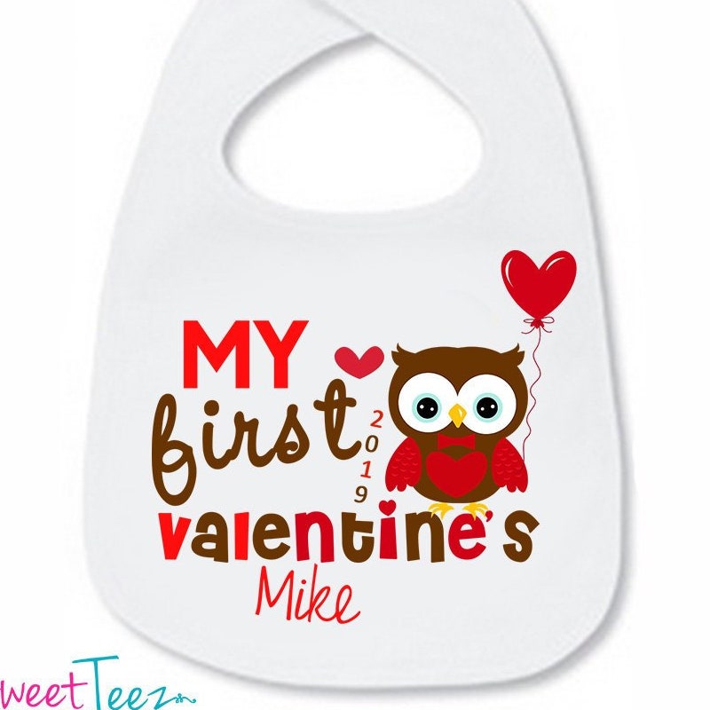 Valentines Day Bib - Etsy