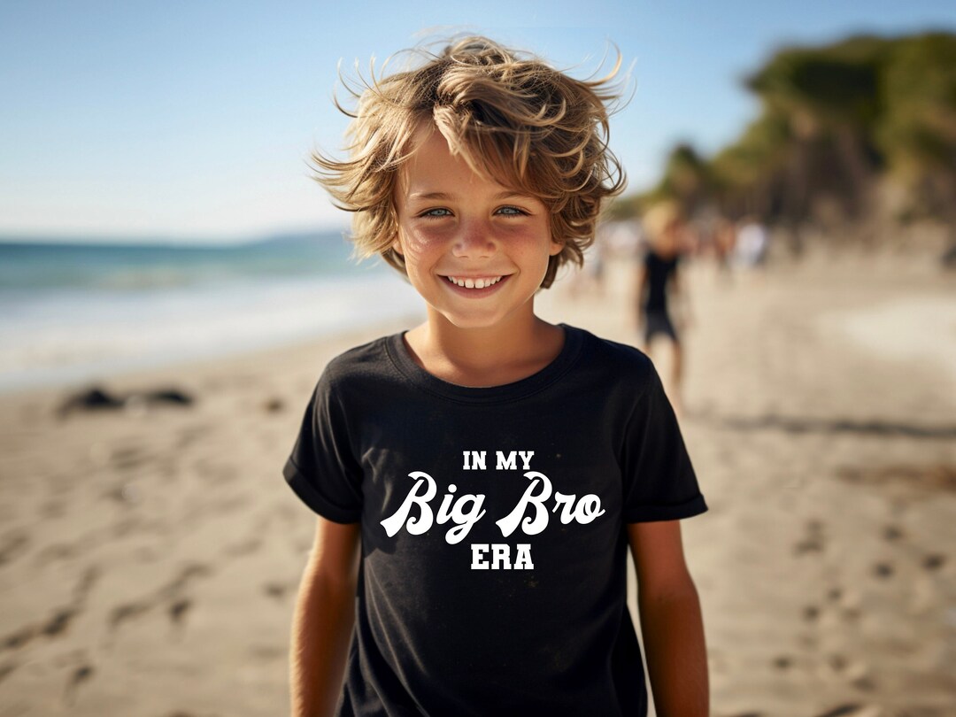 In My Big Bro Era Shirt, Kids Comfort Colors® T-shirt, Big Brother ...