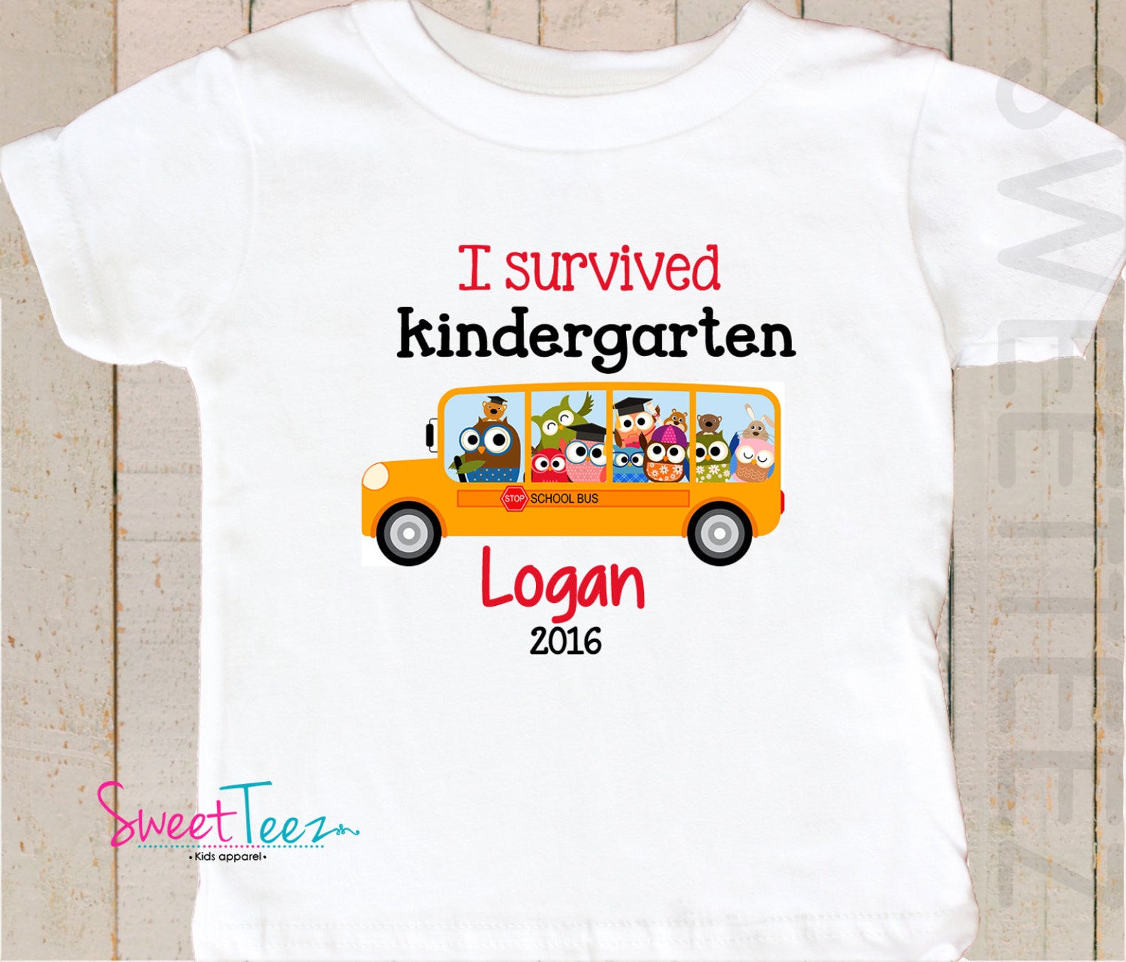 I Survived Kindergarten Shirt Funny Toddler Shirt Owl - Etsy