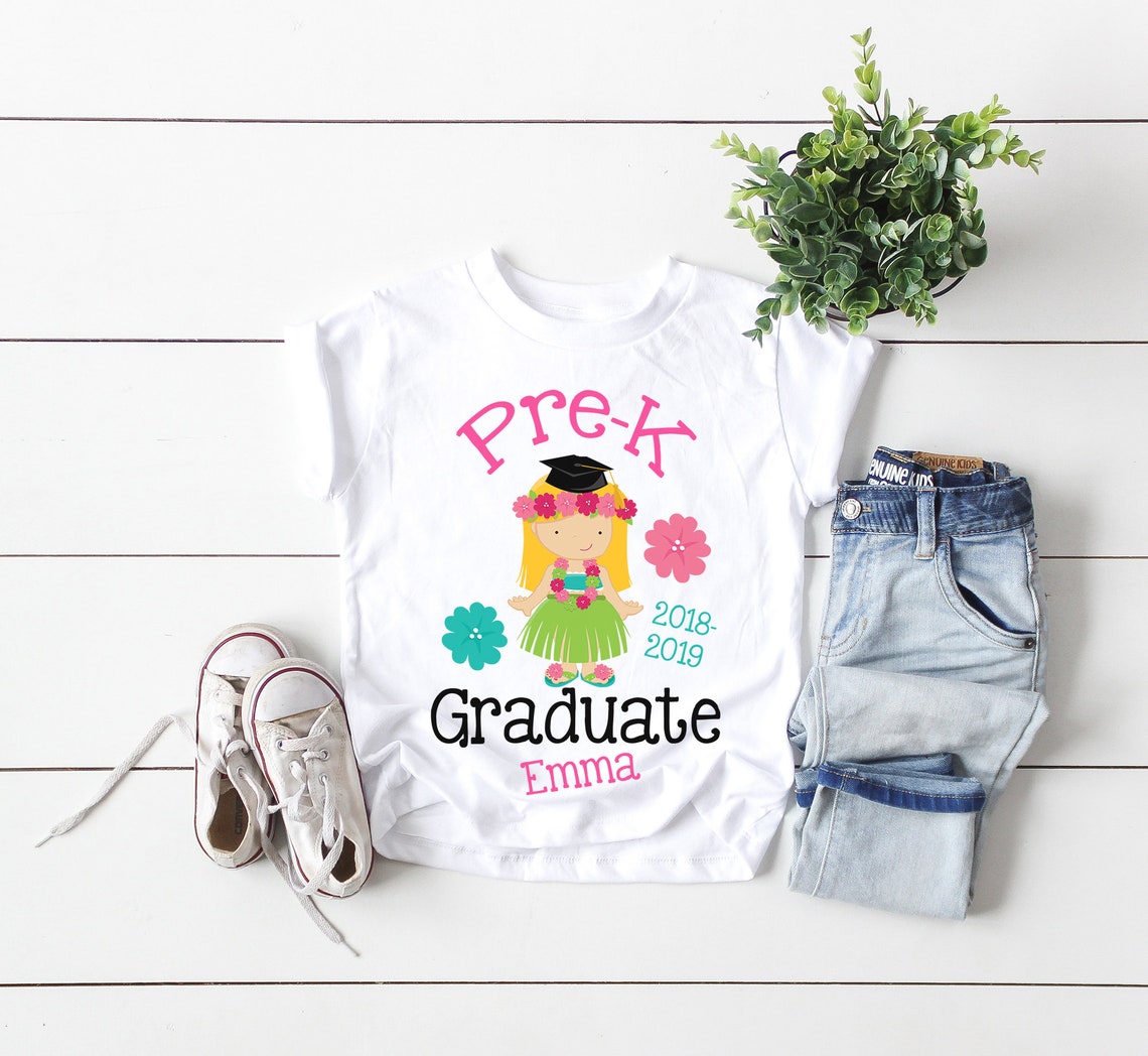 Pre-k Graduation Shirt Pre K Graduation Shirt Personalized | Etsy
