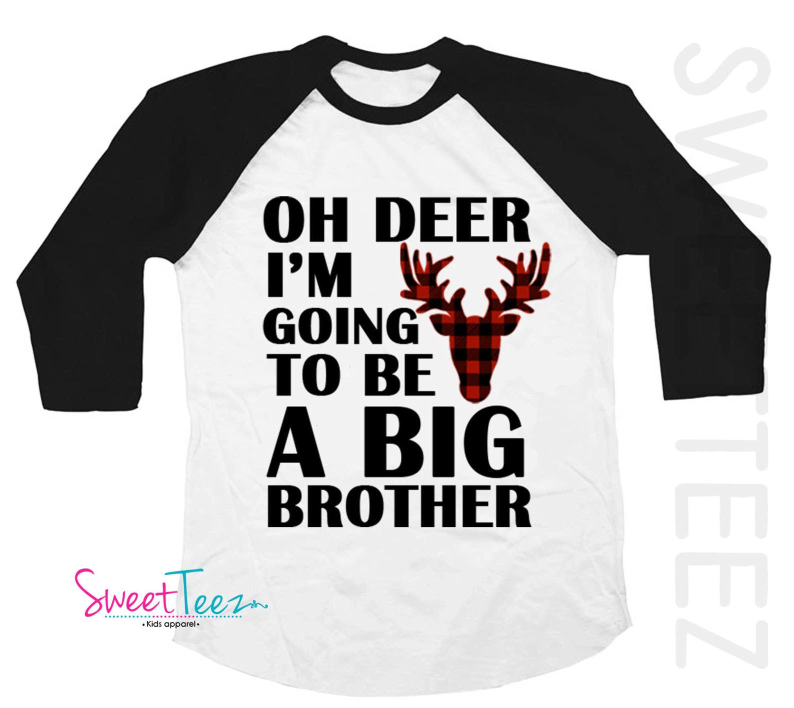 Big Brother Shirt Big Brother Shirts Plaid Deer Big - Etsy