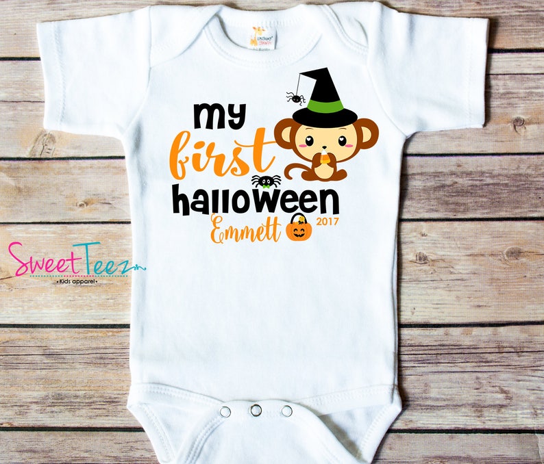 My First Halloween My First Halloween Bodysuit My First - Etsy