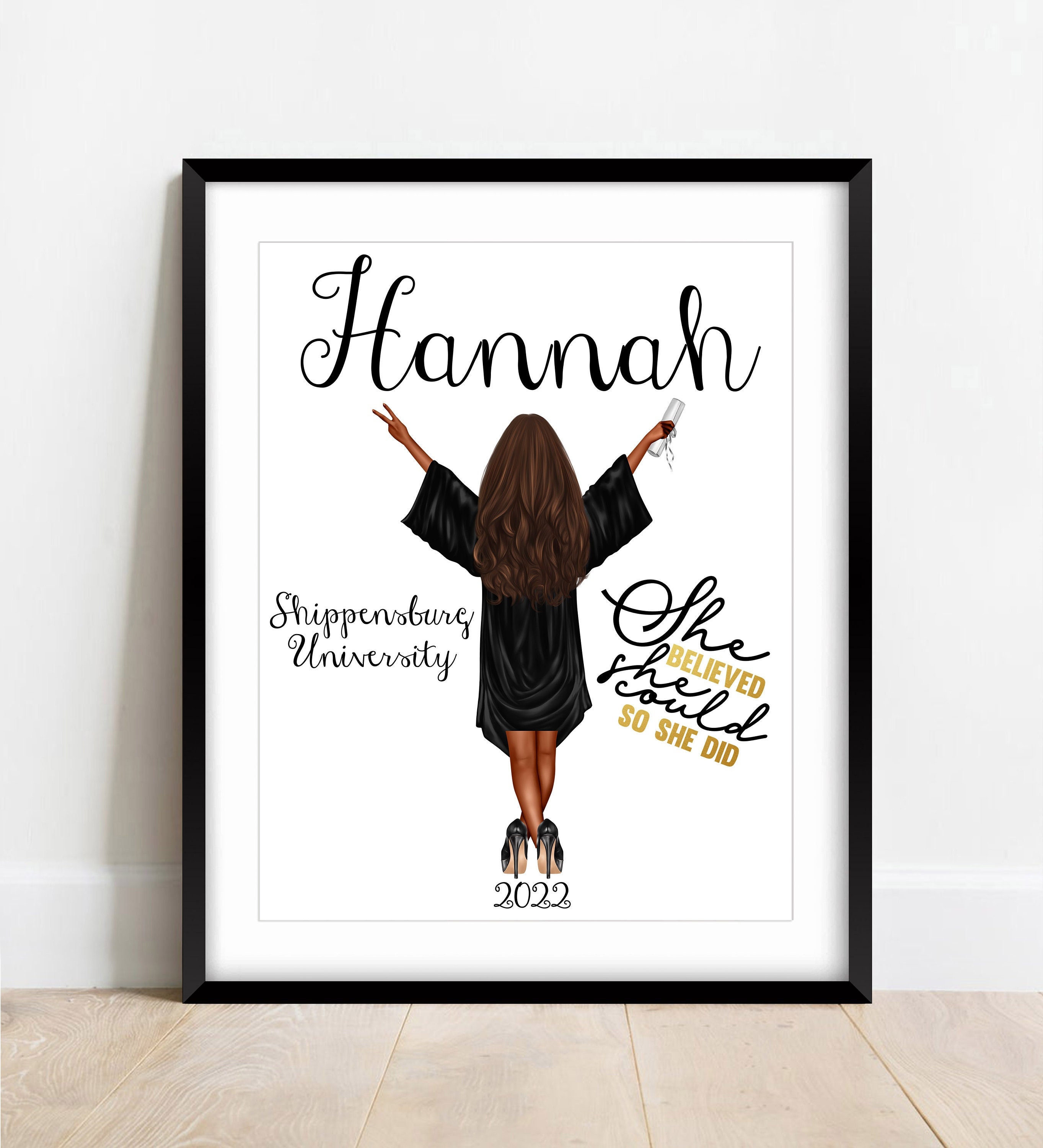 Personalized Graduation Print Graduation Print for Her | Etsy