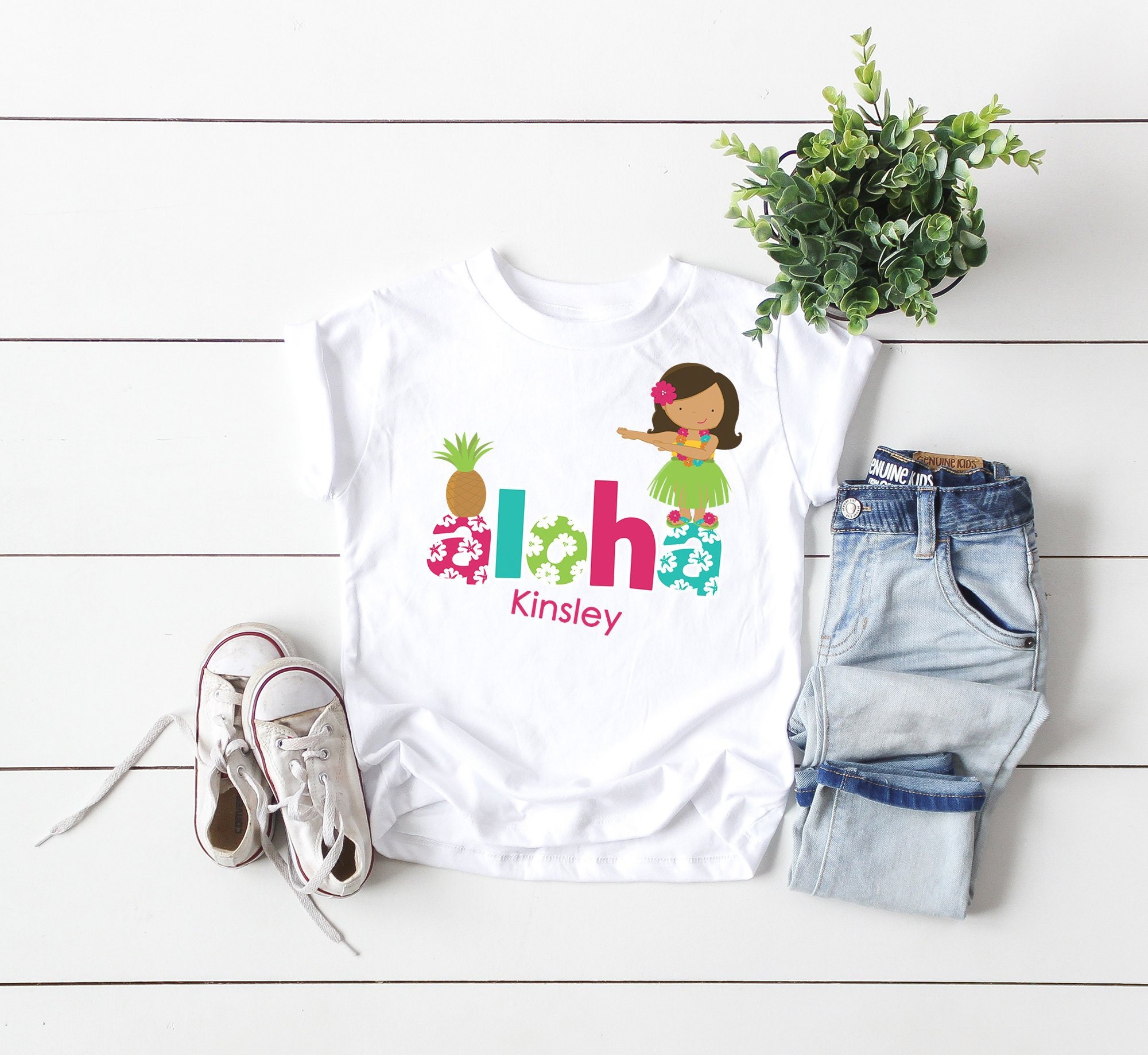 Luau Shirt Personalized Luau Shirt for Girls Personalized - Etsy