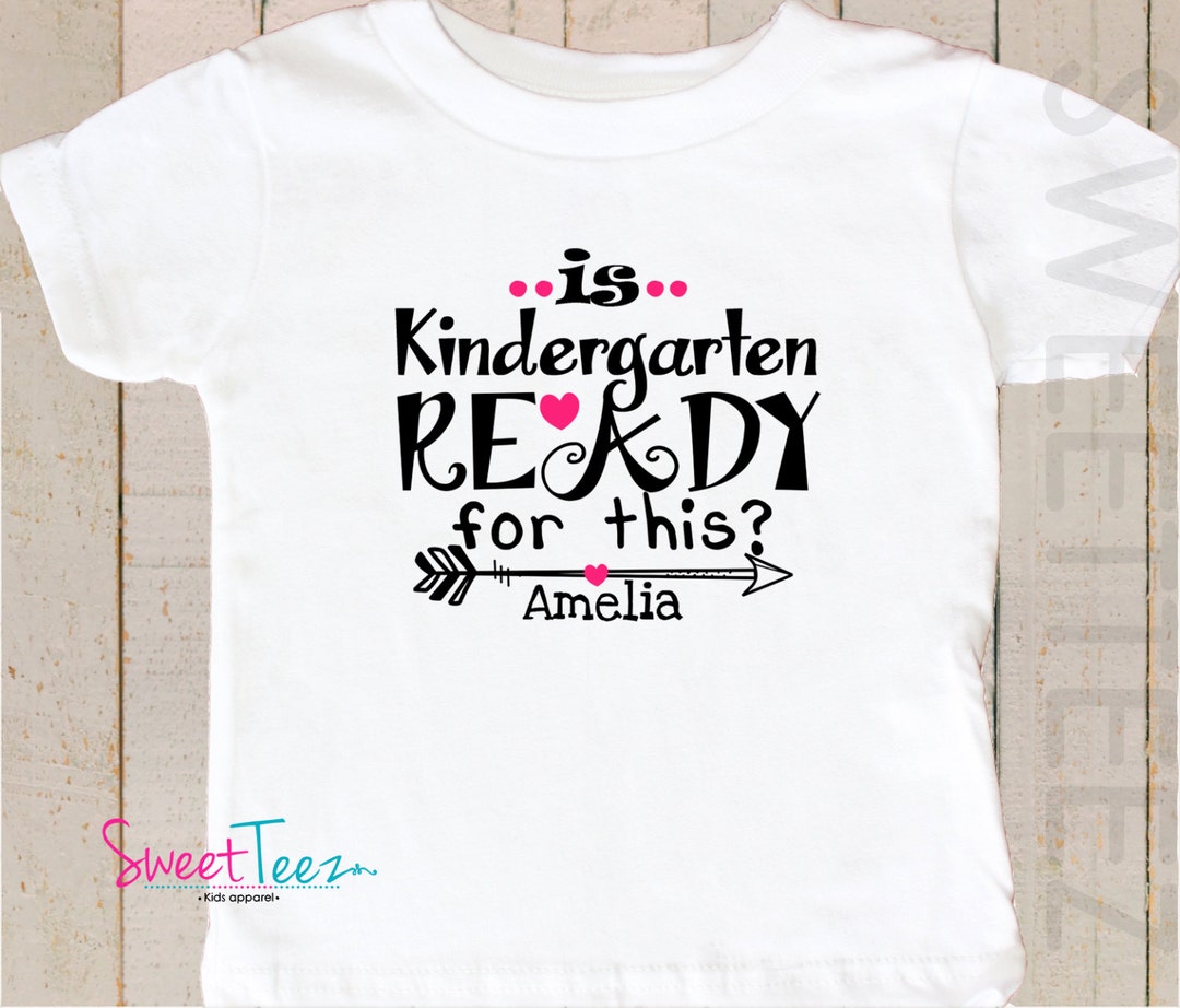 Kindergarten Shirt - Kindergarten Shirt Girl - Personalized ...