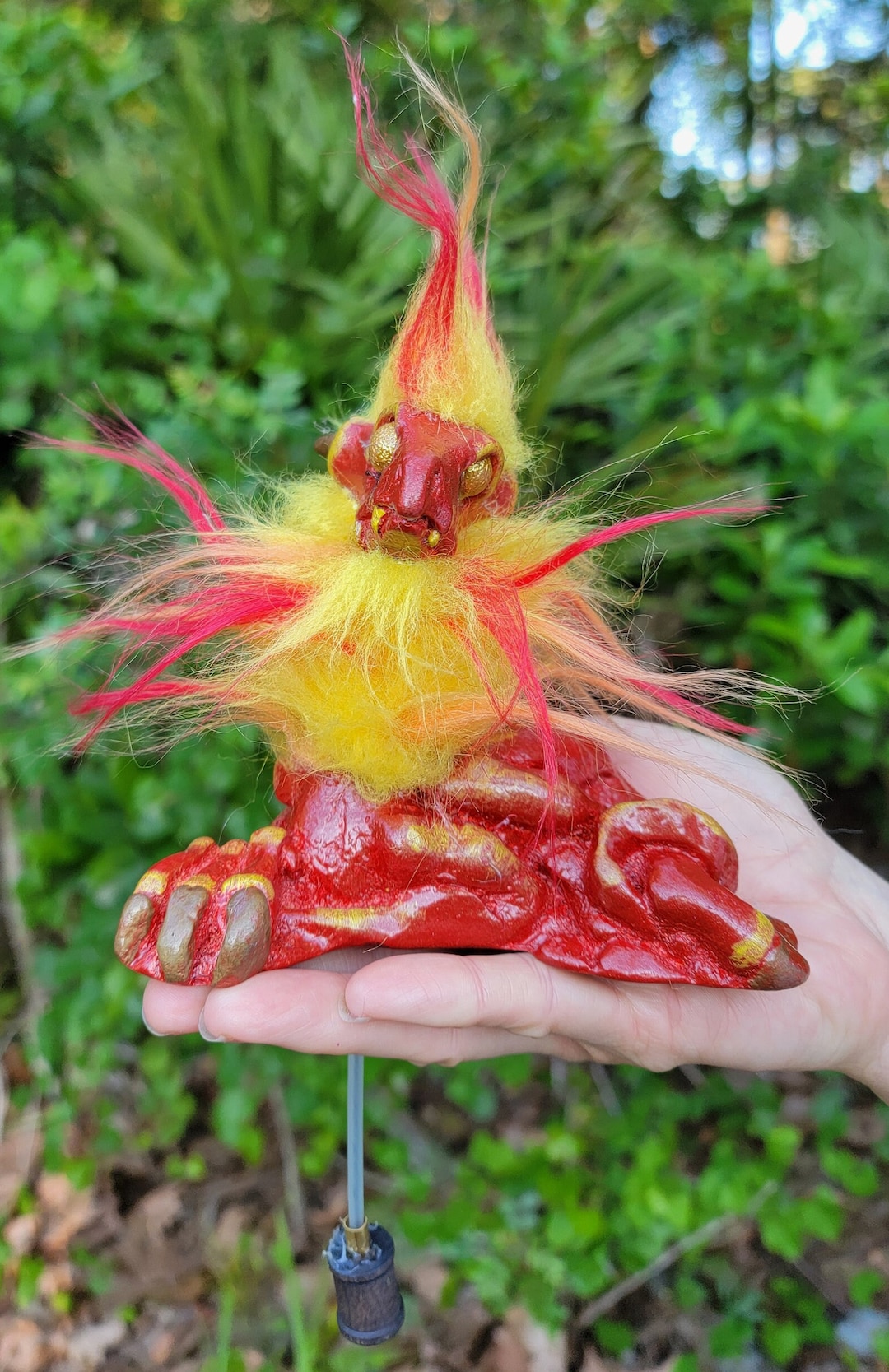 Baby Dragon Hand Held Woodbaby Puppet, Blast From the Past, for Cosplay ...