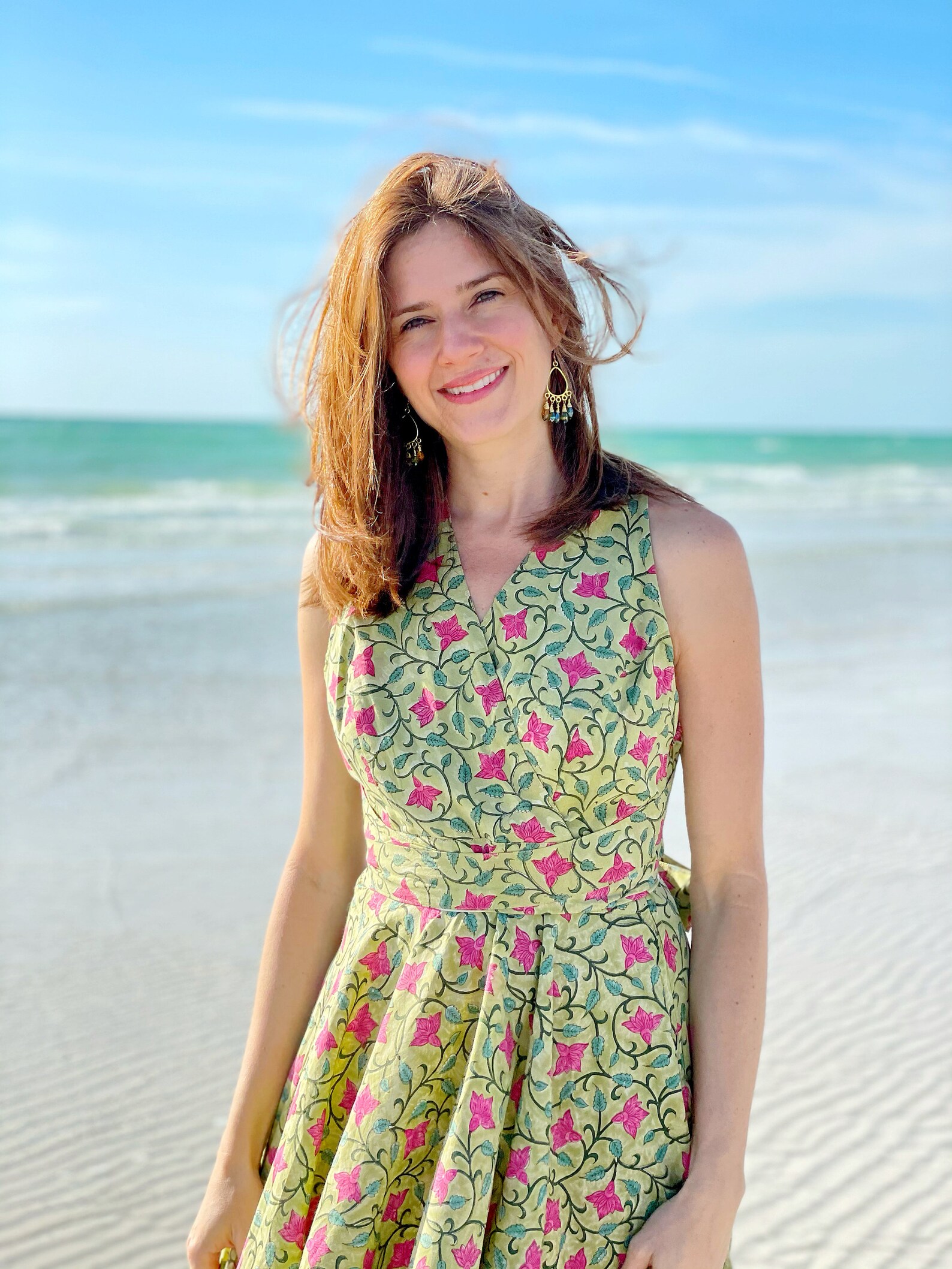 Floral Halter Sundress, Hand Block Print Dress, Cotton Maxi Dress - Etsy