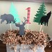 Lumberjack First Birthday Party Decorations, Lumberjack Centerpiece ...