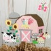 Barnyard Birthday Decorations, Pink Barnyard Birthday, Pink Barn Cake ...
