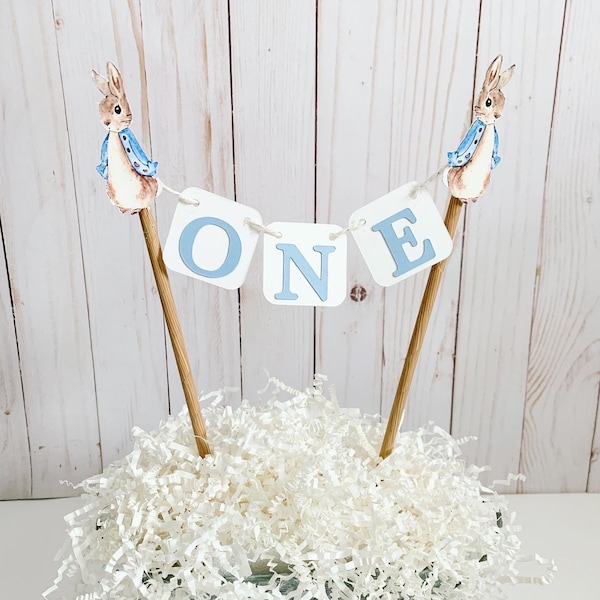 Peter Rabbit Cake Topper - Etsy