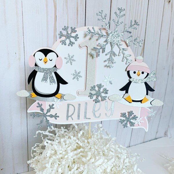 Penguin Cake Topper - Etsy