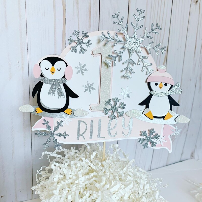 Winter Cake Topper - Etsy