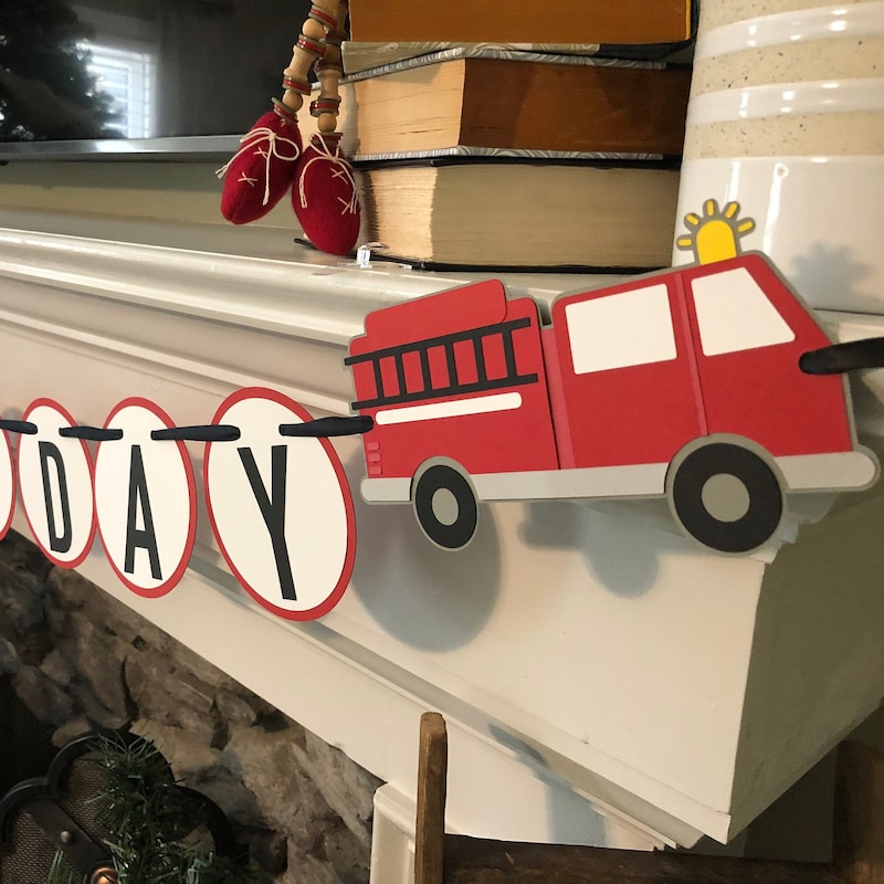 Firefighter Birthday Party Decorations - Etsy