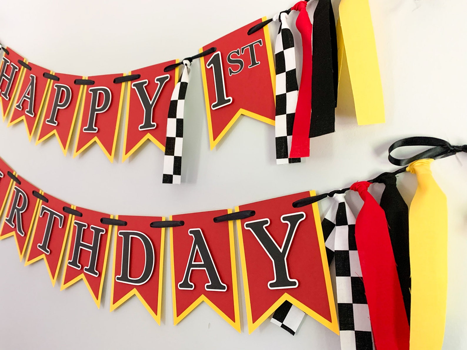 Racing Birthday Party Race Car Birthday Banner Monster Truck - Etsy