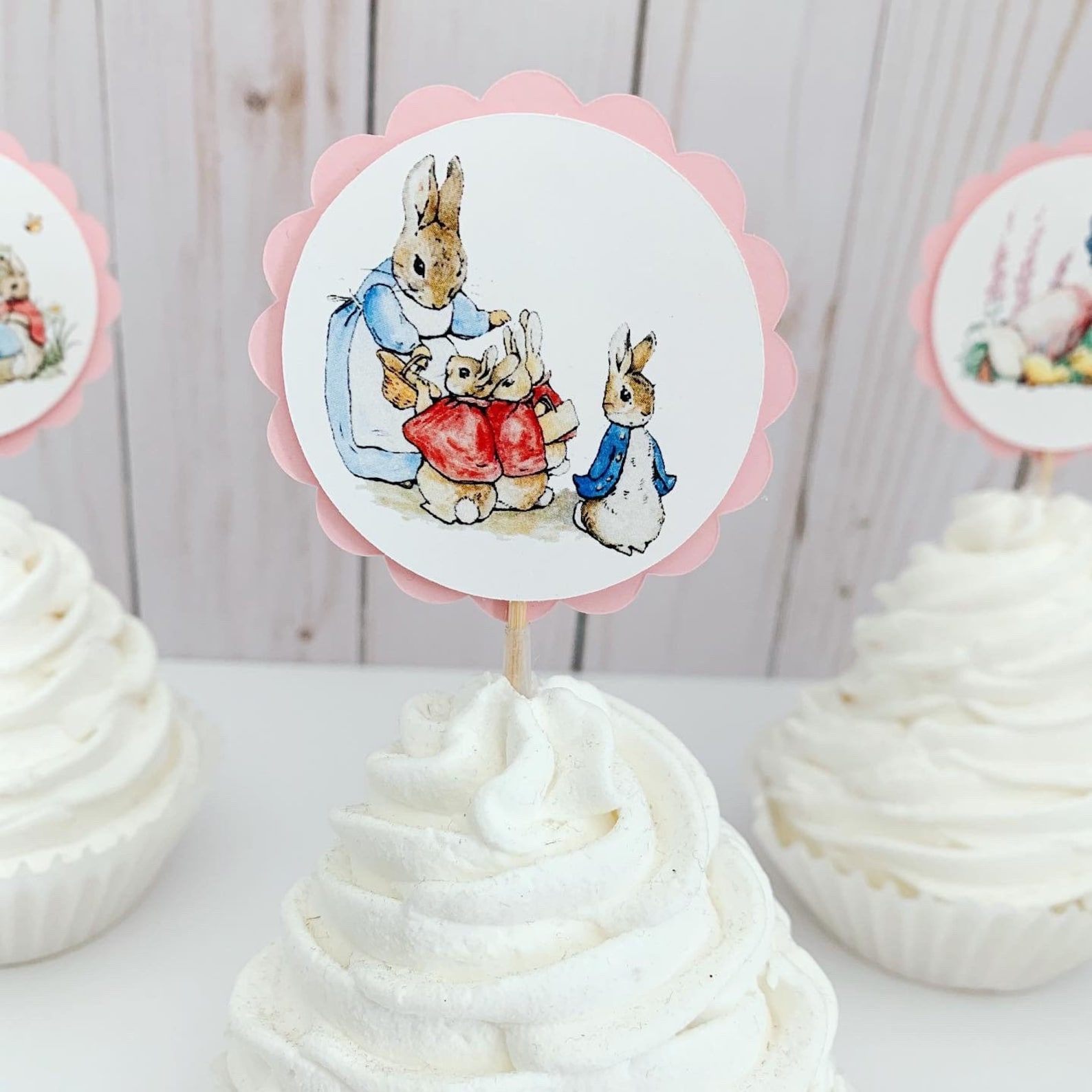 Peter Rabbit Cupcake Toppers Peter Rabbit Girl Peter Rabbit - Etsy