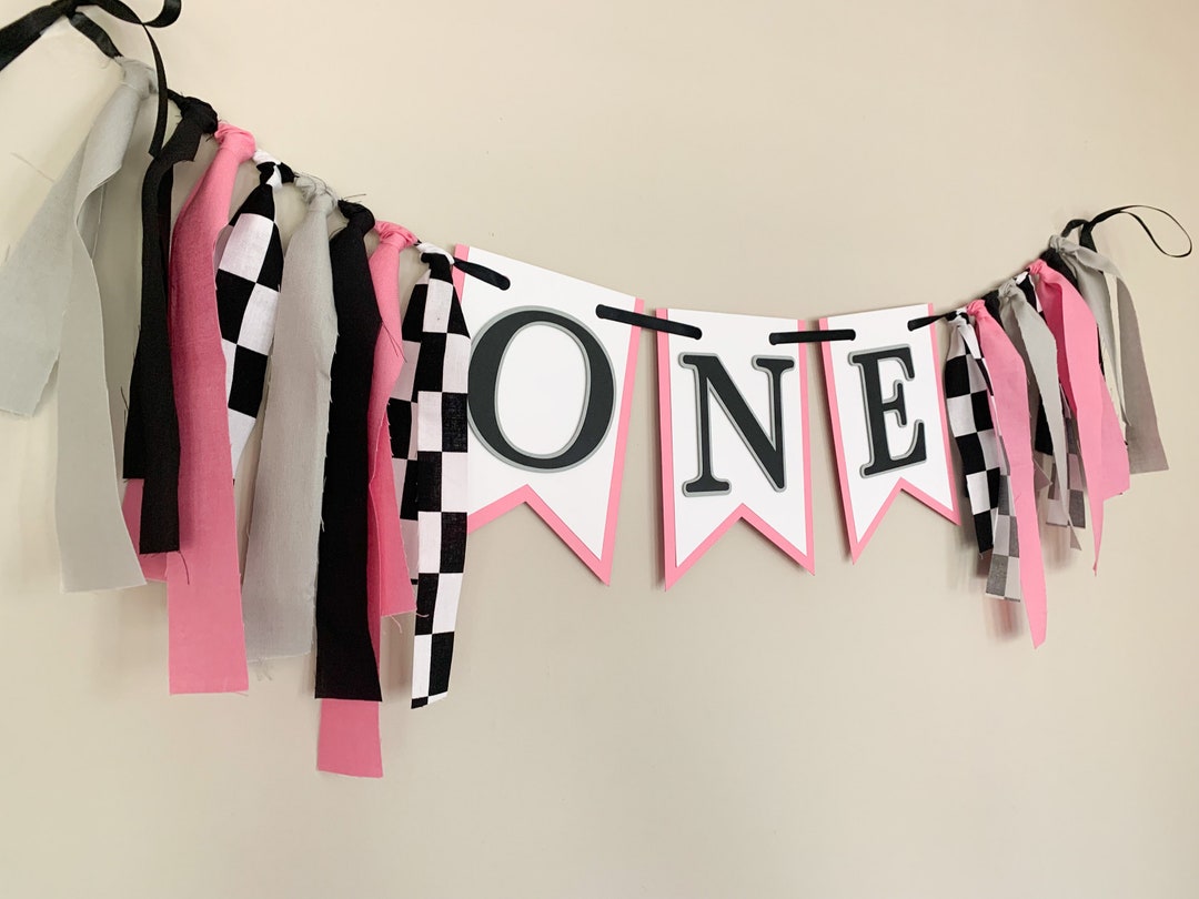 Pink Race Car Birthday, Girl Race Car Birthday, Pink Race Car High ...