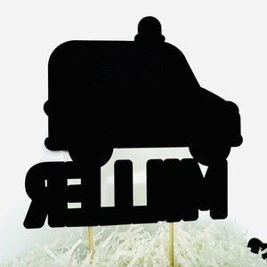 Ambulance Cake Topper, First Responders Birthday Decor, Paramedic ...