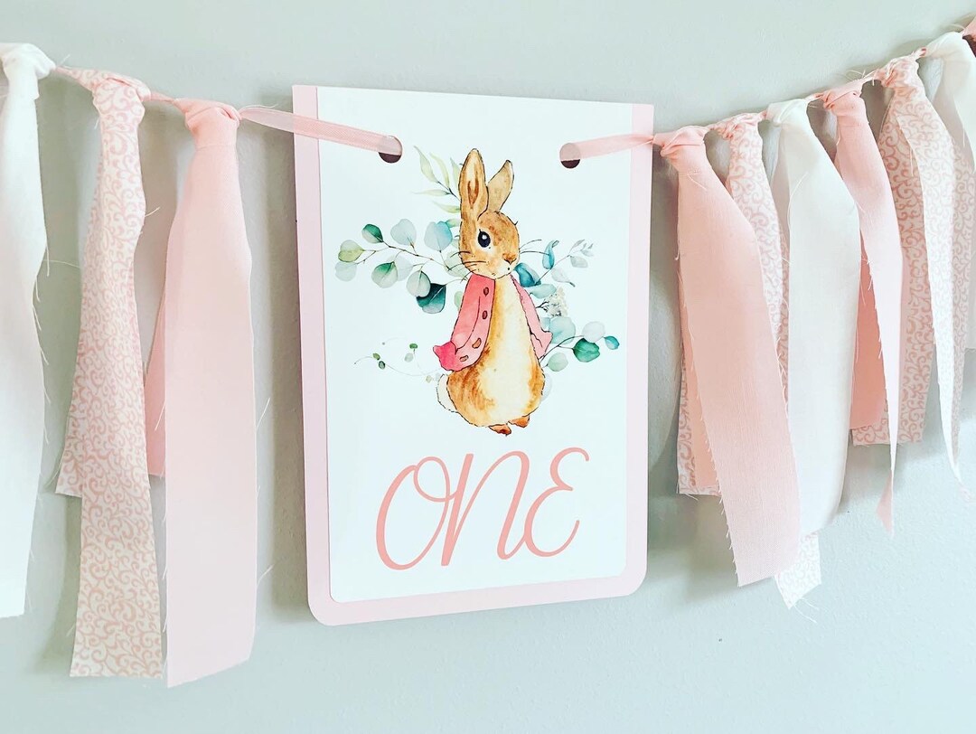 Pink Peter Rabbit Birthday, Girl Peter Rabbit Baby Shower, Pink Peter ...