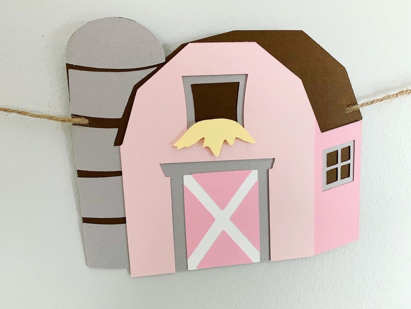 Barnyard Girl Birthday Decorations Pink Barnyard Animals | Etsy