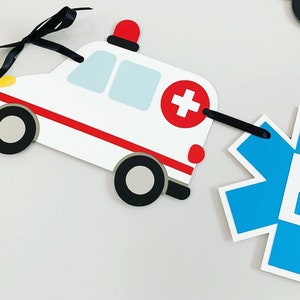 First Responders Birthday Decorations, Firetruck Police Ambulance ...