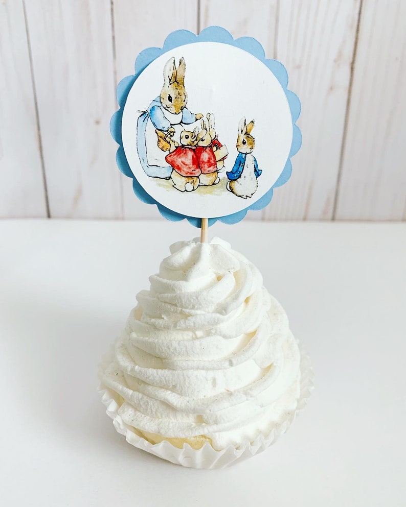 Peter Rabbit Cupcake Toppers Peter Rabbit and Friends | Etsy