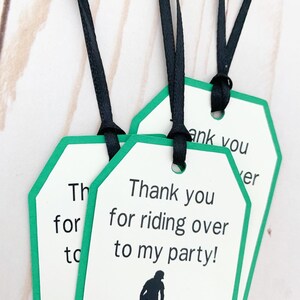 BMX Favor Tags, BMX Birthday Decorations, Bicycle Birthday, X Games ...