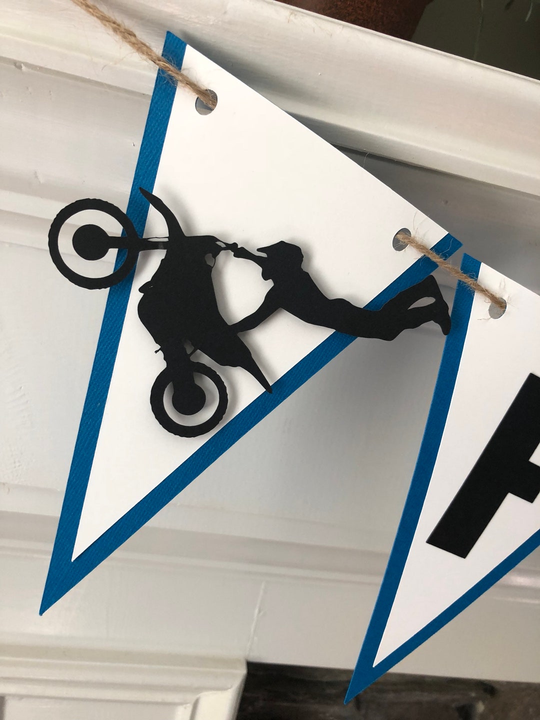 Full Throttle, Dirt Bike Banner, Racing Banner, Motocross Party ...