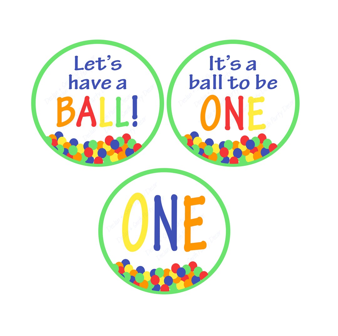Let's Have a Ball Birthday Party Decorations*let's Have A Ball ...