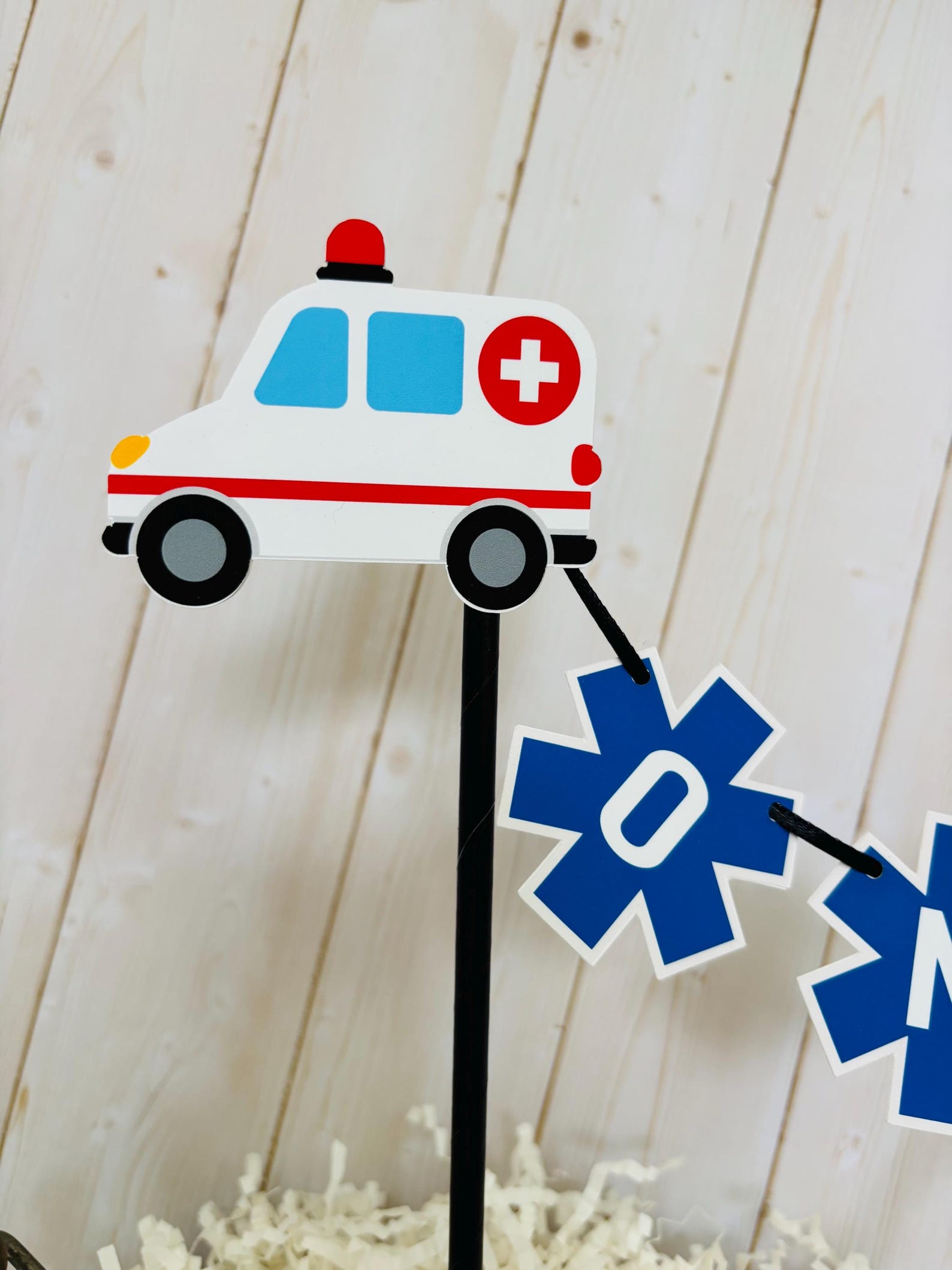 Ambulance Cake Topper, Emergency Medical Services Emt Cake Topper ...