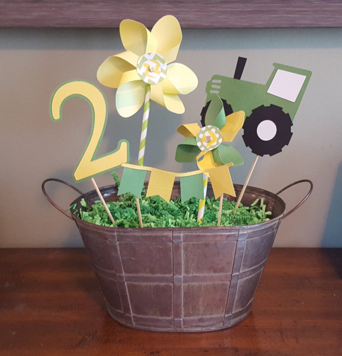 Tractor Party Centerpieces Tractor Party Decorations - Etsy