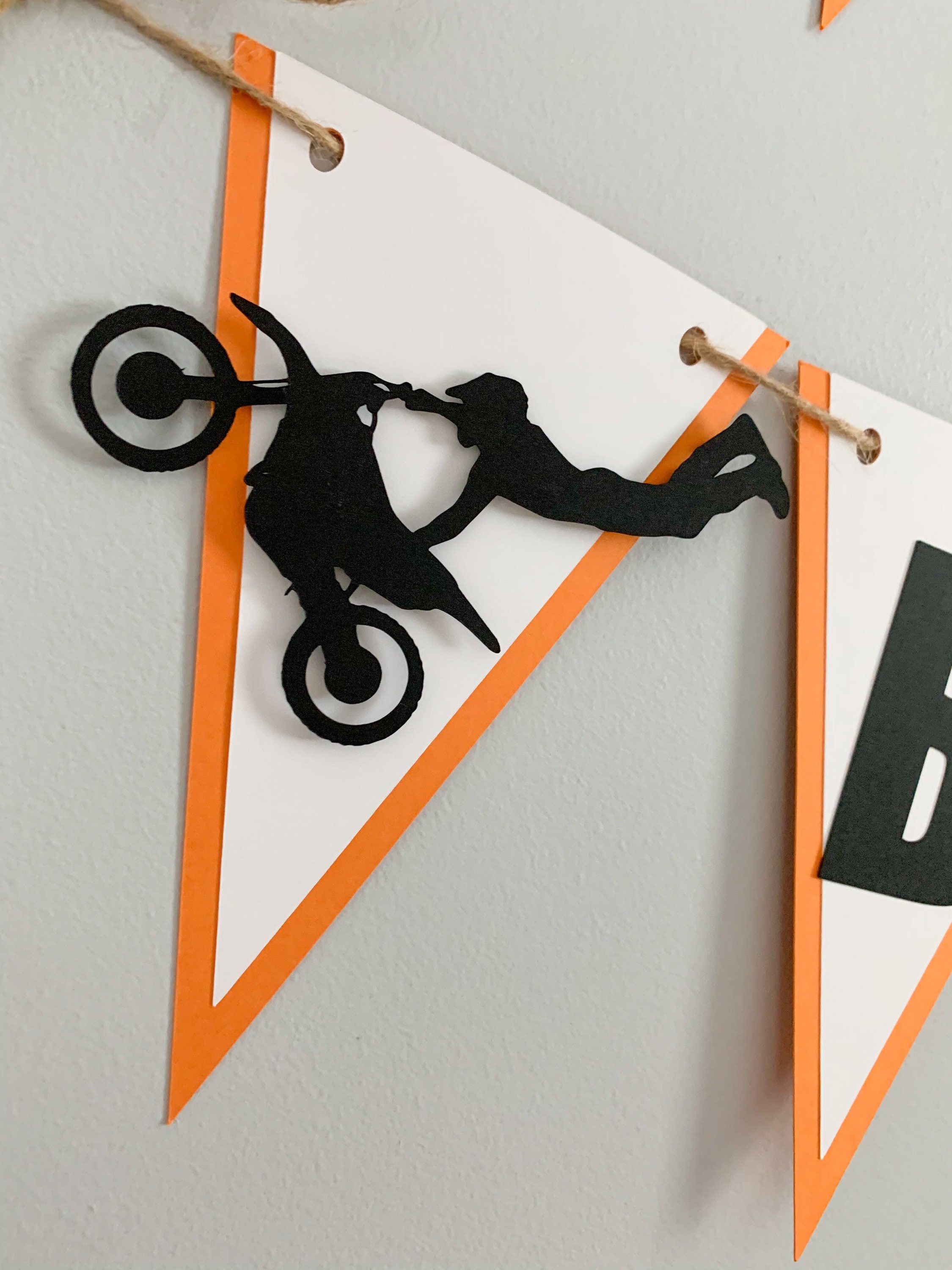 Dirt Bike Bannerracing Bannerdirt Bike Partymotocross | Etsy