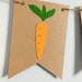 Easter Decorations, Easter Banner, Bunny and Carrot Banner, Bunny and ...