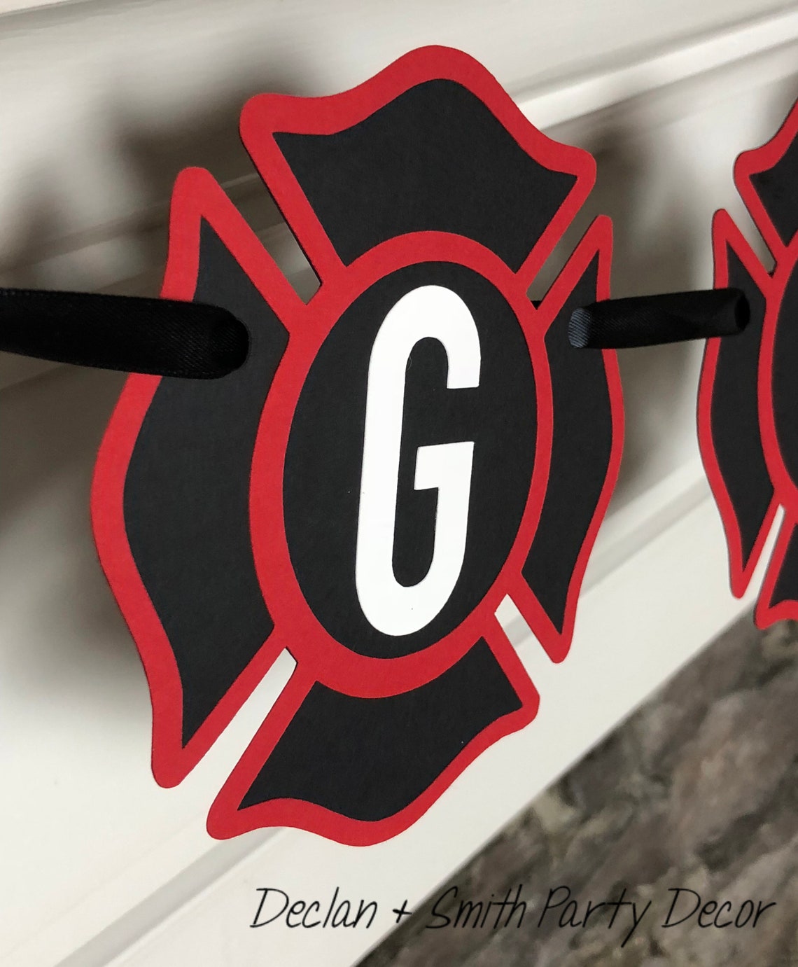 Firetruck Banner Firetruck GIFTS Banner Firetruck Birthday - Etsy