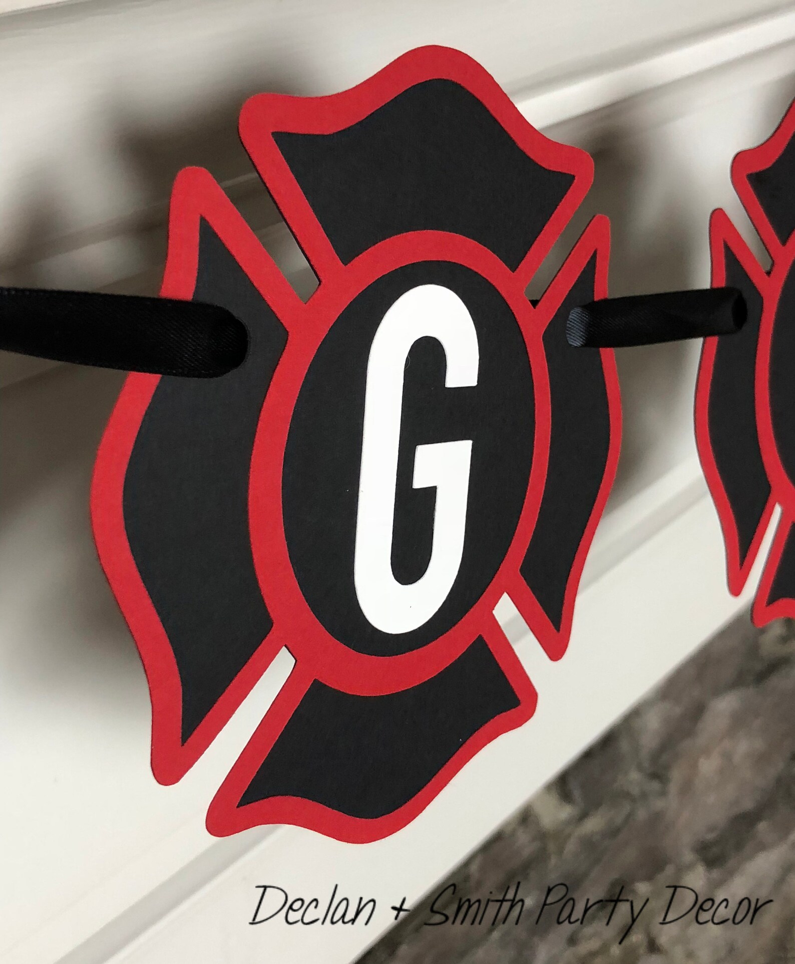 Firetruck Banner Firetruck GIFTS Banner Firetruck Birthday - Etsy