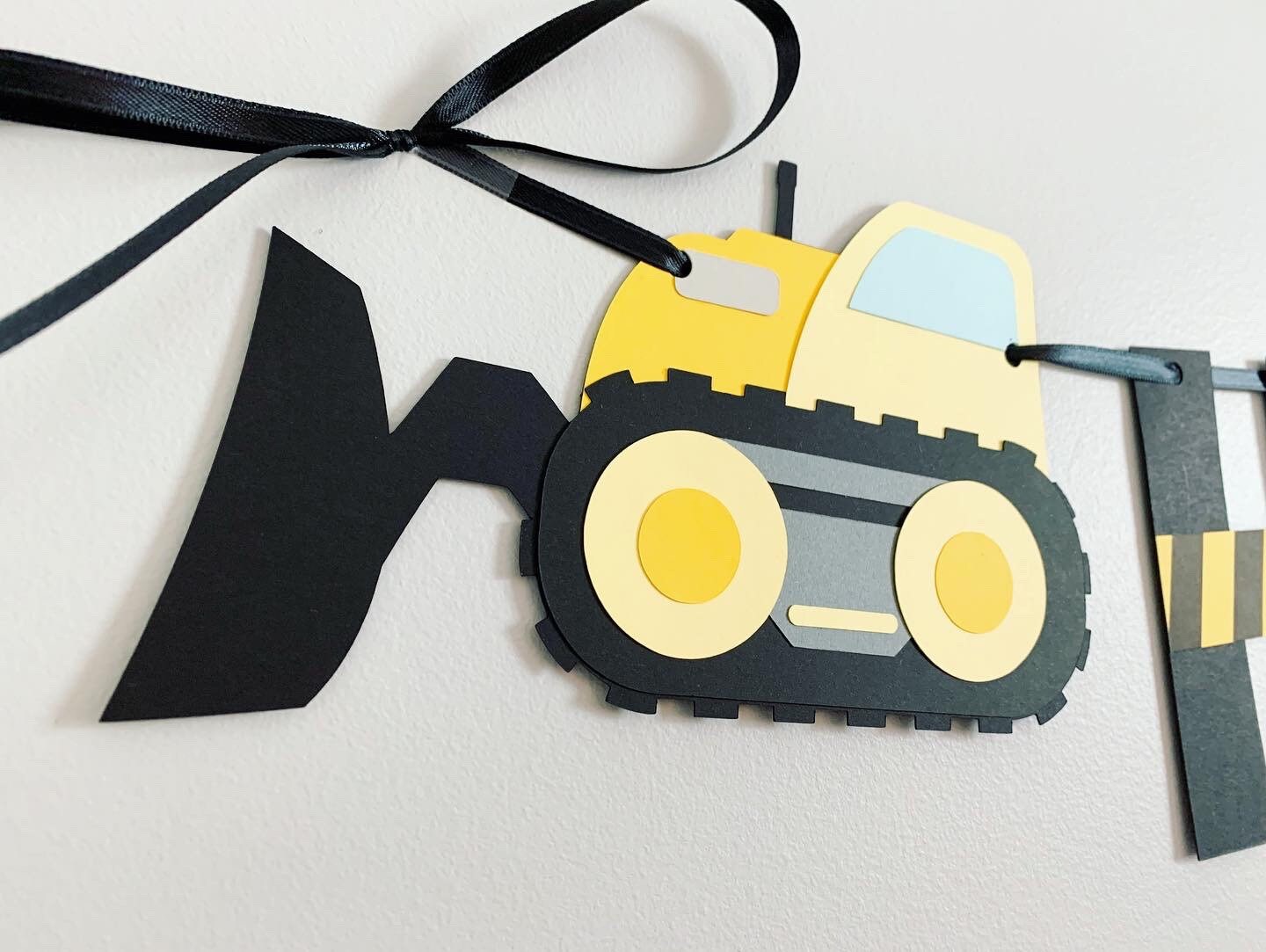 Construction Birthday Party Decorations Excavator Dump | Etsy
