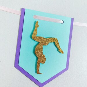 Gymnastics Birthday Decorations, Gymnastics Banner, Tumbling Birthday ...