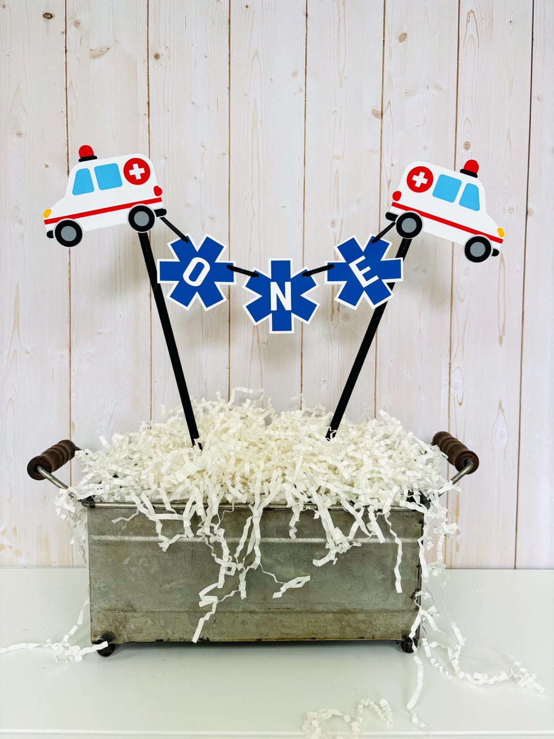 Ambulance Cake Topper, Emergency Medical Services Emt Cake Topper ...