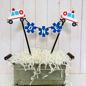 Ambulance Cake Topper, Emergency Medical Services Emt Cake Topper ...